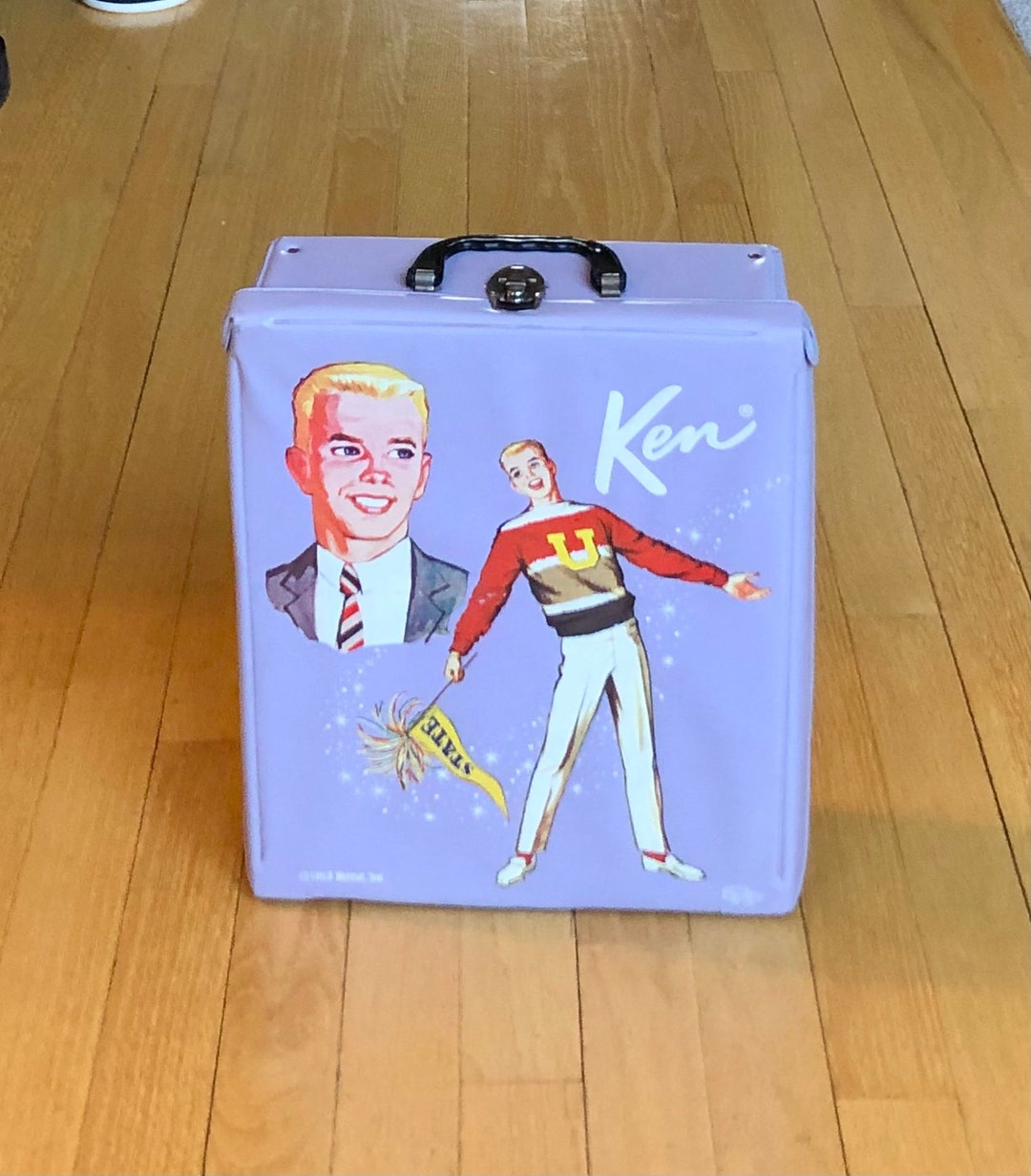 Vintage RARE 1963 Purple Mattel Barbie's Boyfriend Ken Carrying Doll ...