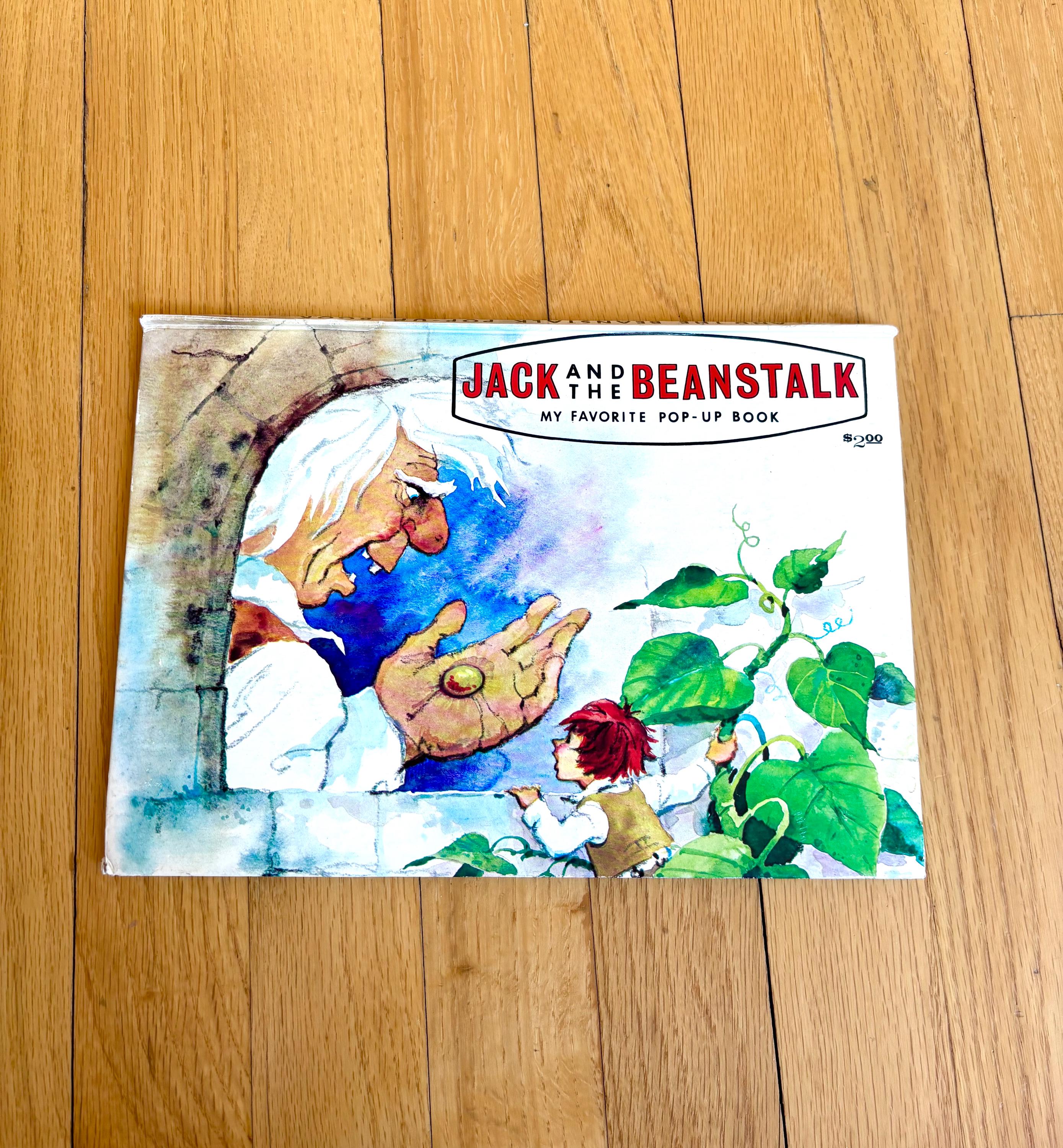 Fun Vintage "jack and the Beanstalk" Pop-up Book for Kids - Etsy