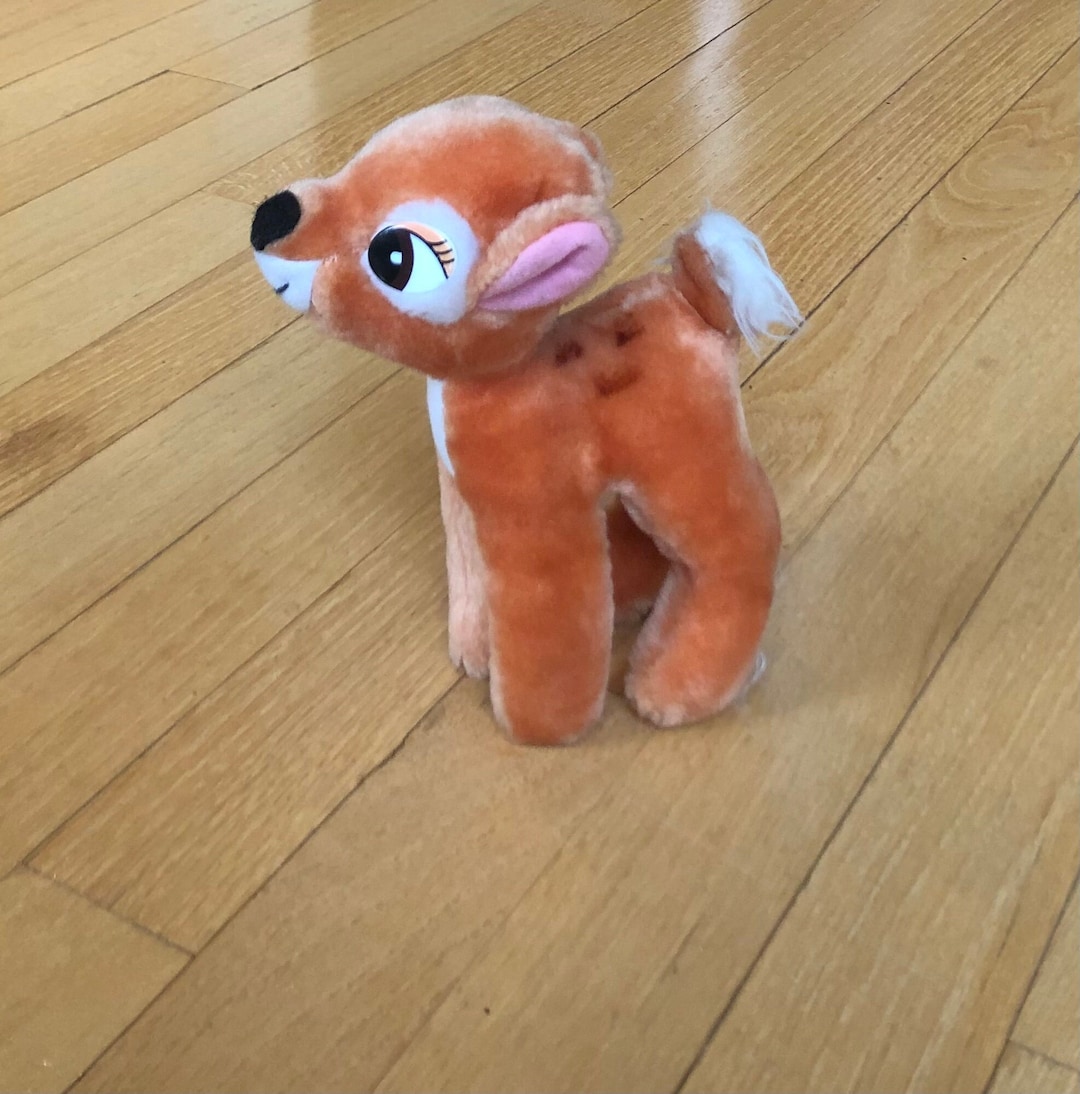 Adorable Vintage Disney Bambi Toy Plush - Etsy