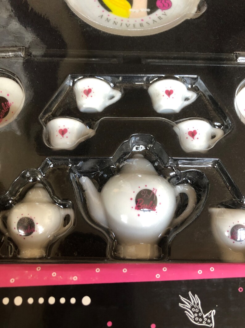 RARE so Pretty Barbie New in Box Nostalgic Play Miniature Tea Set - Etsy