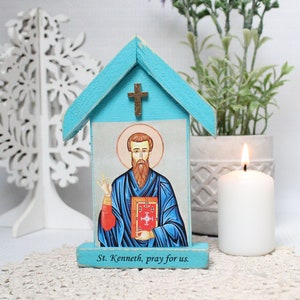 Saint Kenneth, Saint Canice, Christening for Boy, Saint Kenny, Catholic ...