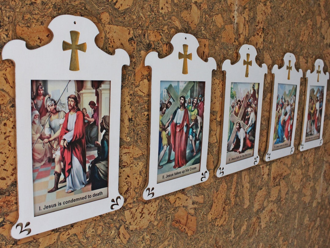 Way of the Cross Set,stations of the Cross, Chemin De Croix, Stations ...
