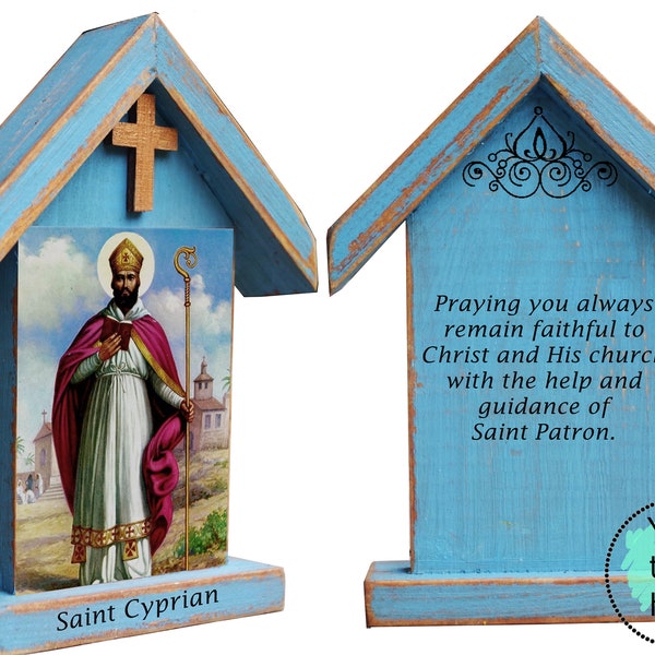 St Cyprian Altar Statue - Etsy UK