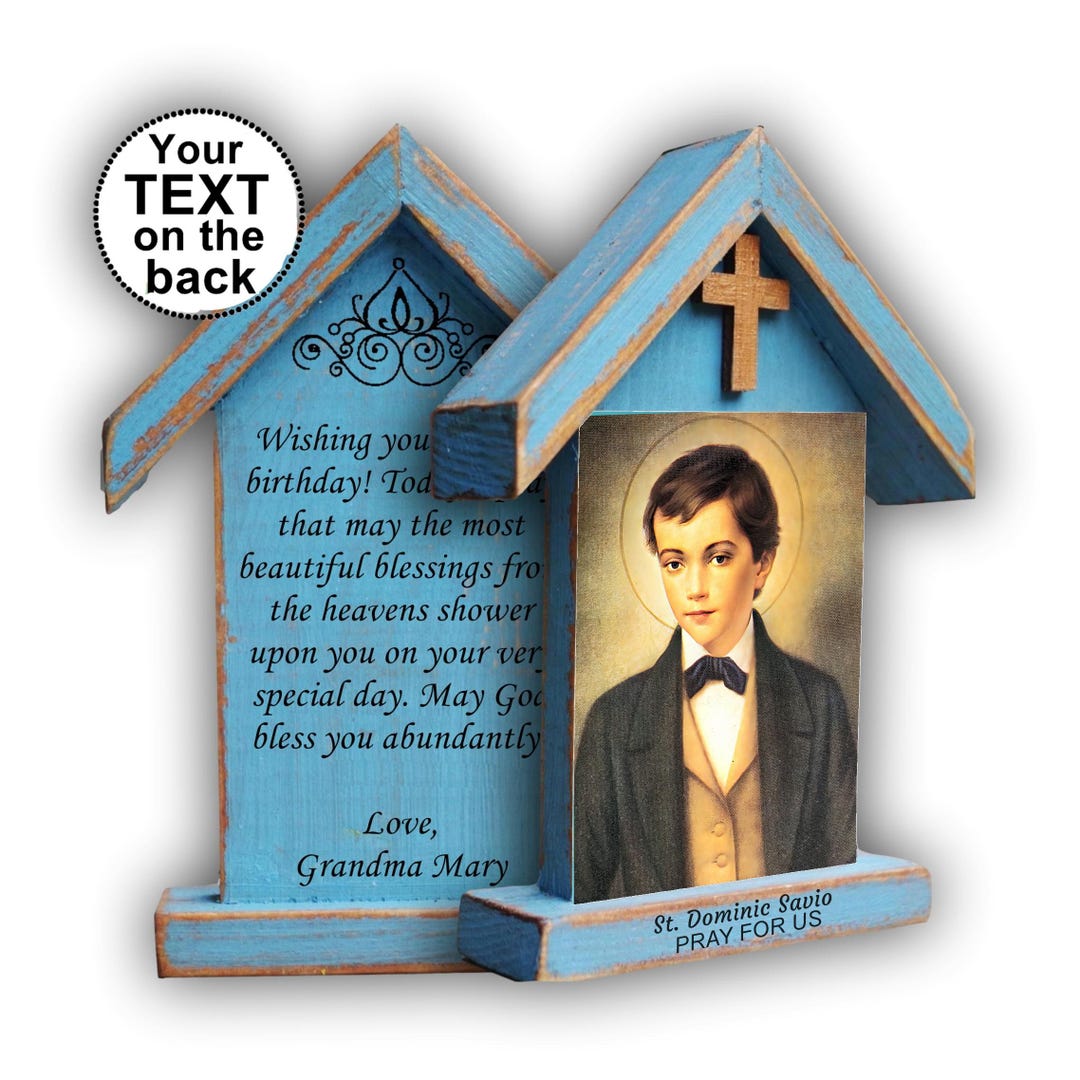 Saint Dominic Savio Icon, St Dominic Altar, First Communion Boy ...