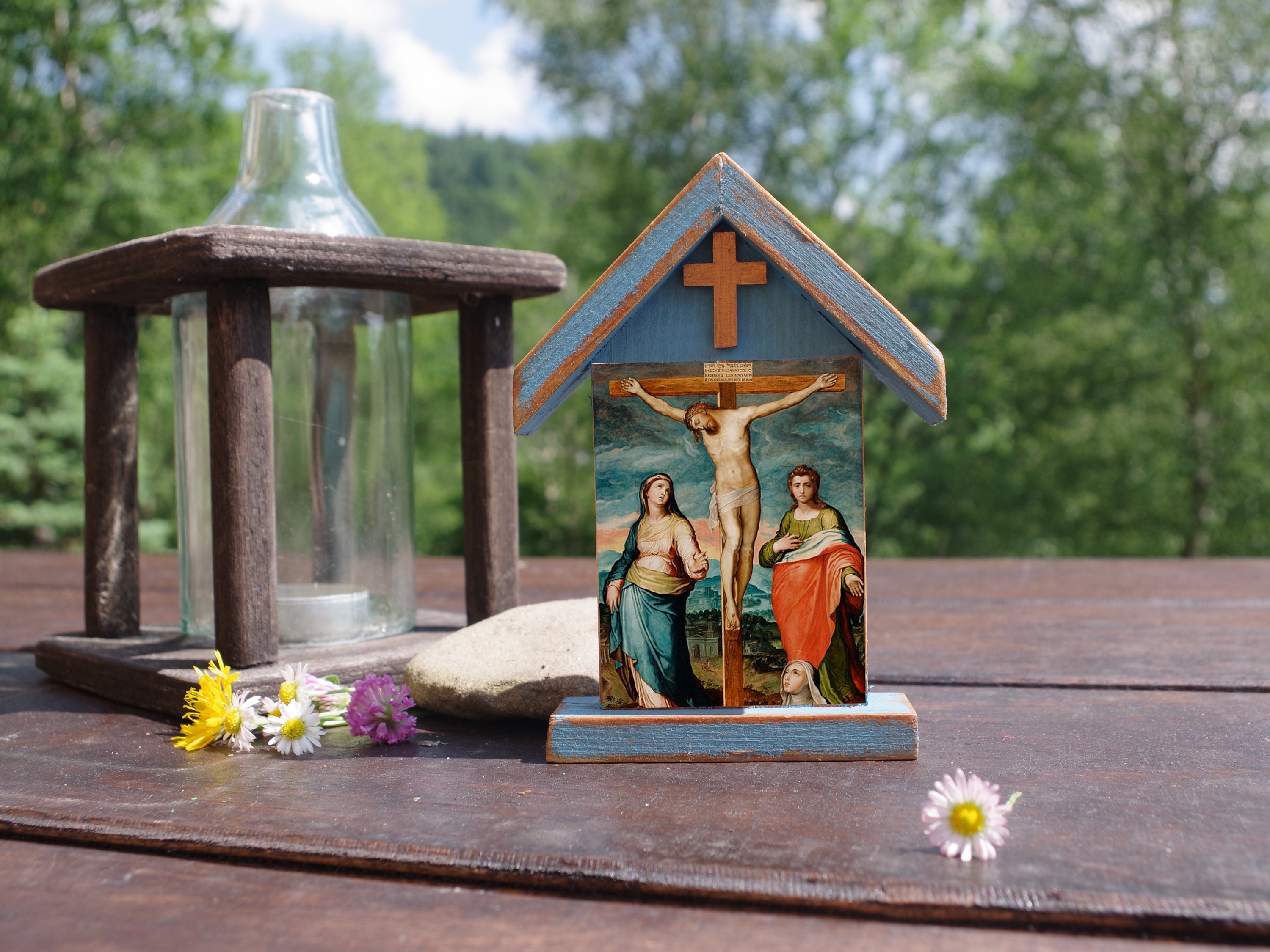 Jesus crucifixion Way of the Cross oratory room religious | Etsy