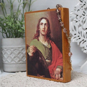 Saint John the Apostle, Icon of St John, Patron Saint John, Icon With ...