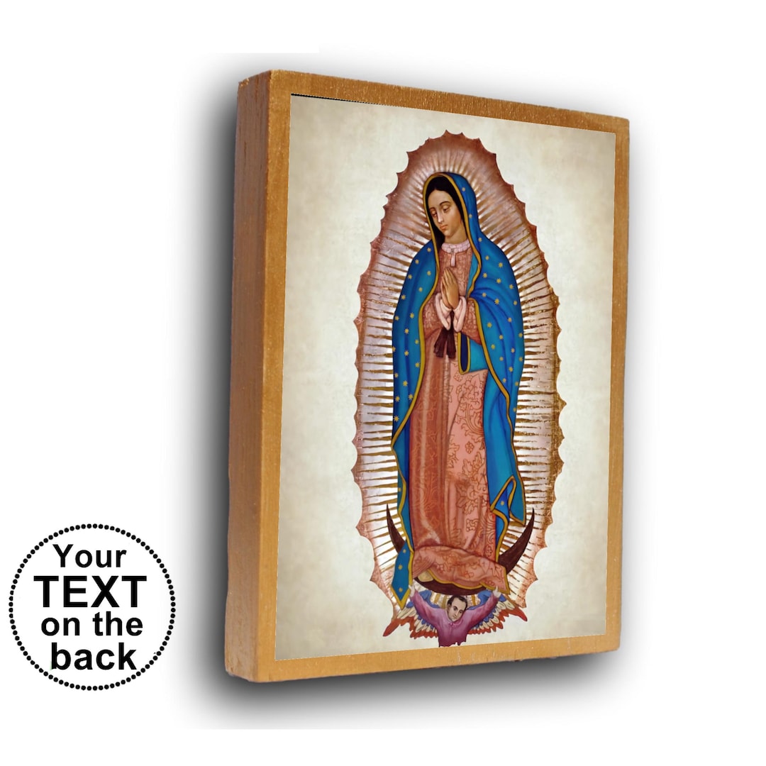 Handmade Our Lady of Guadalupe Icon, Religious Gift - Etsy