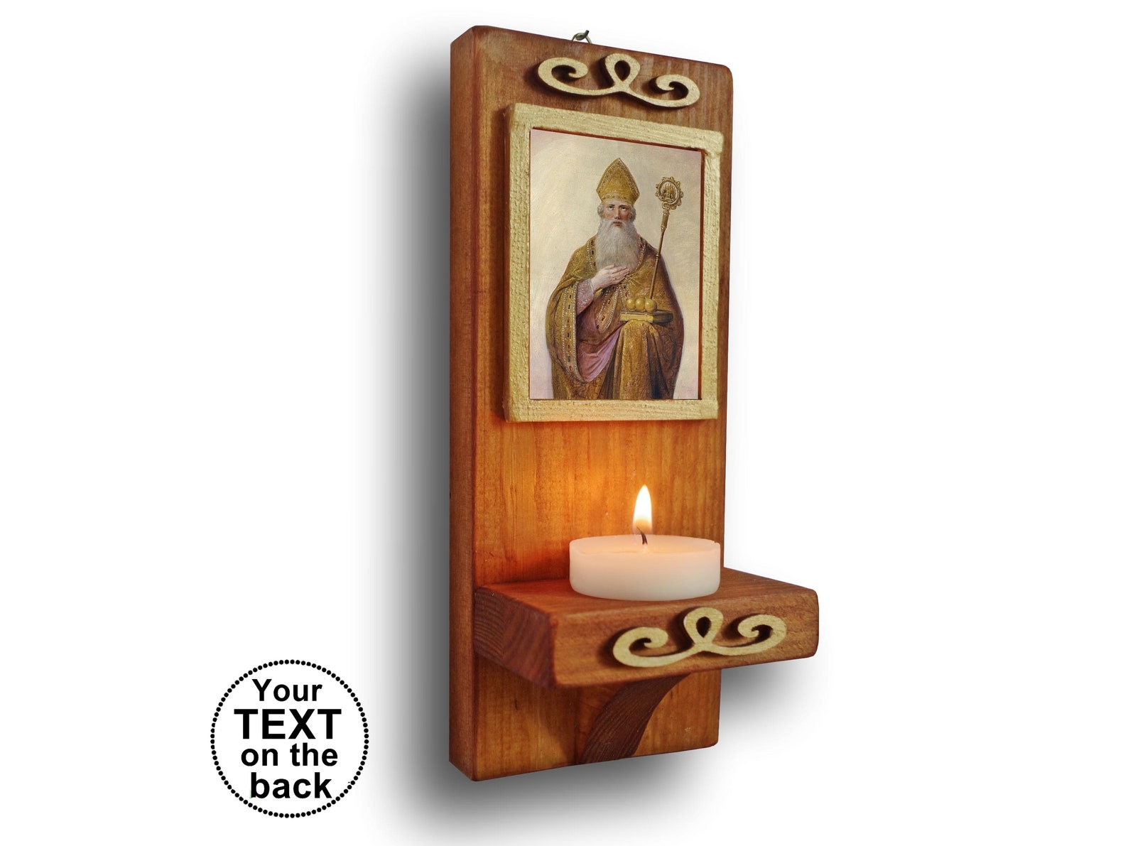 Saint Nicholas Icon Catholic Gift St Nicholas Personalized - Etsy