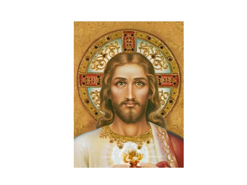 Jesus the Christ, Mini Shrine, Catholic Icon, Christian Personalized ...