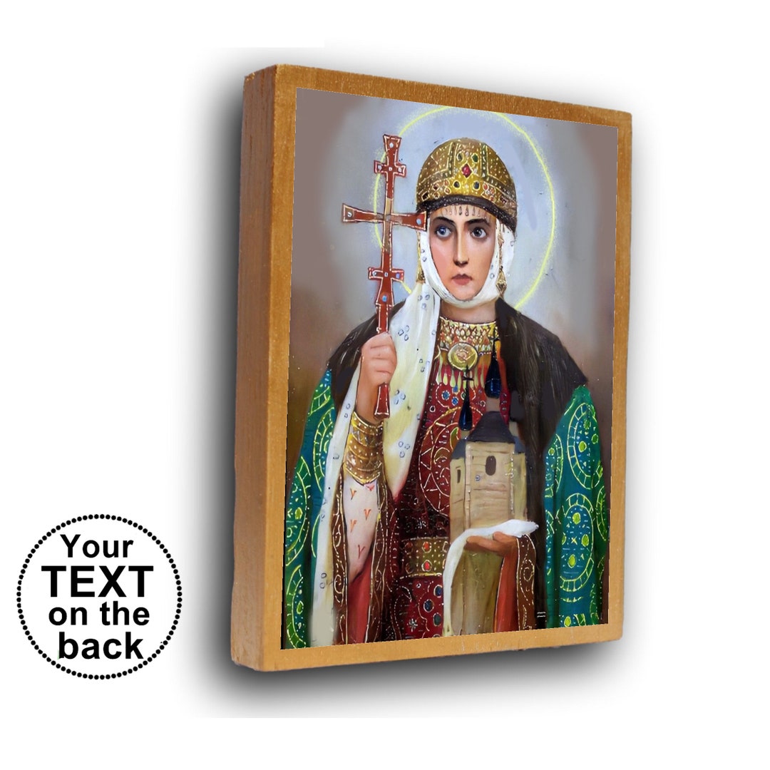 Saint Olga Icon, Icon of St Olga, Religious Personalized Gift, First ...