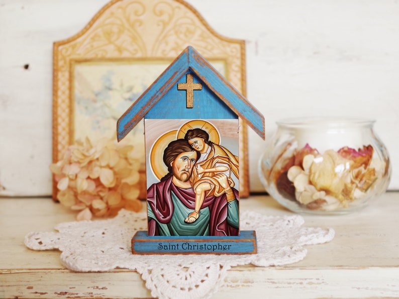 Saint Christopher patron of drivers gift for the driver | Etsy