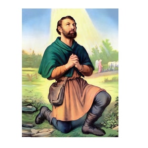 St Isidore the Farmer, Patron Saint of Farmers, Saint Isidore Icon ...