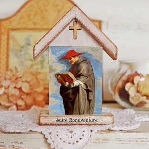 Saint Bonaventure, St Bonaventure Icon, Christian Altar, Saint Icons ...