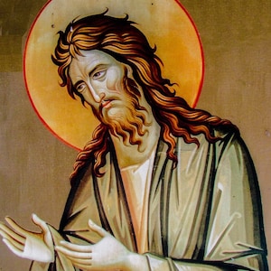 John the Baptist, Saint John, Catholic Print,religion Art Poster ...