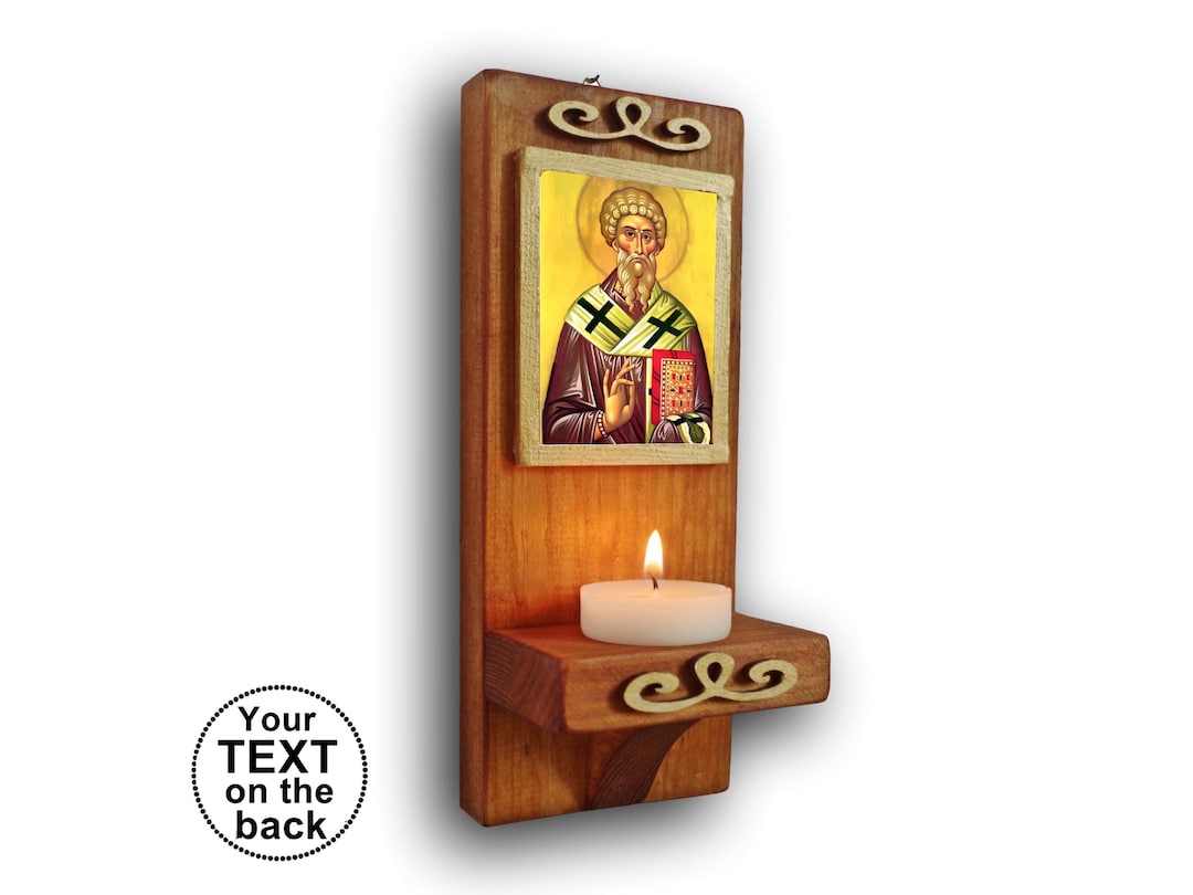 Icon of Saint Blaise, St Blaise Icon, Nicho of St Blaise, Christian ...