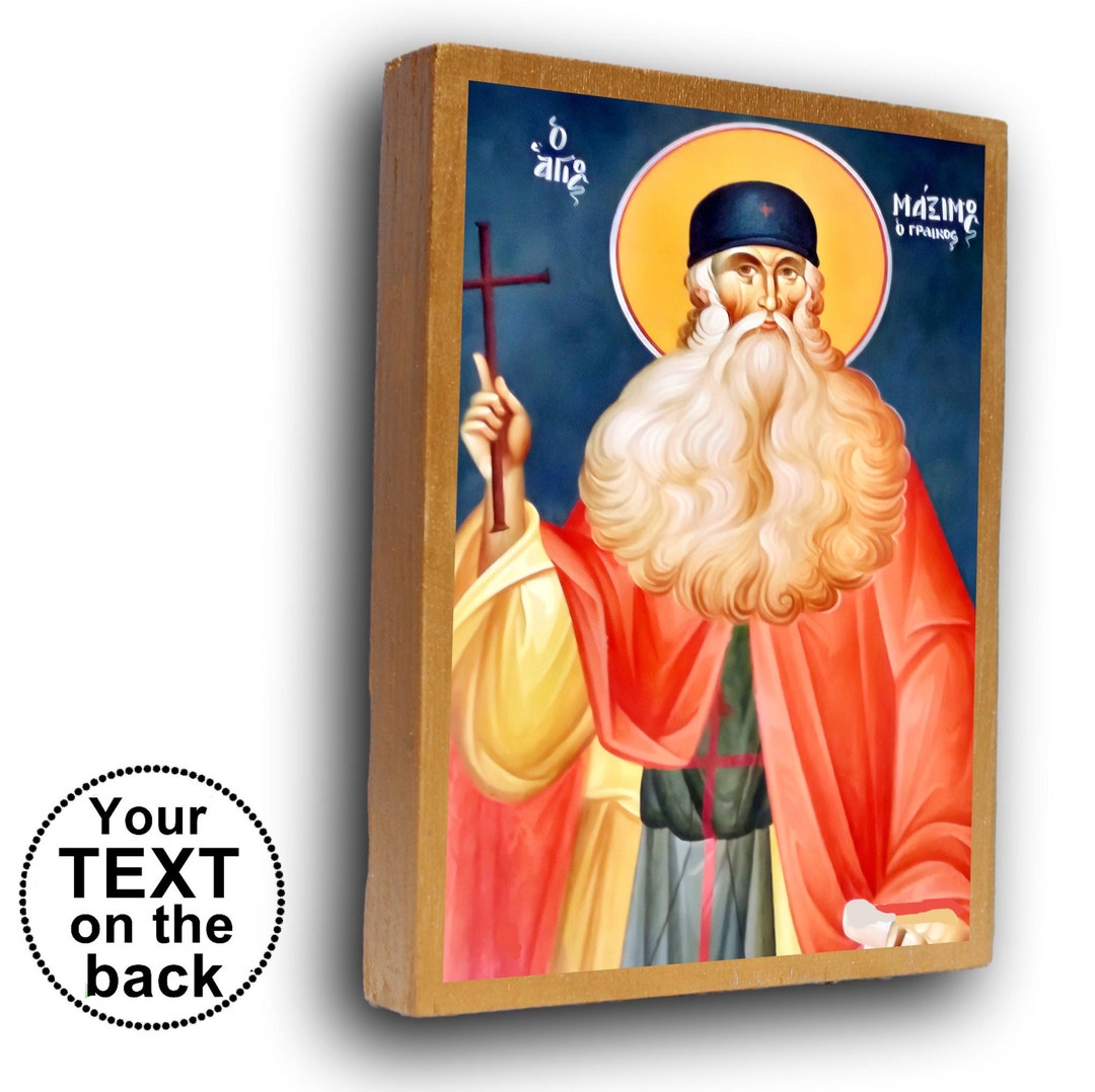 Saint Maximus the Confessor Icon, Saint Maximos, St Maximus Icon ...