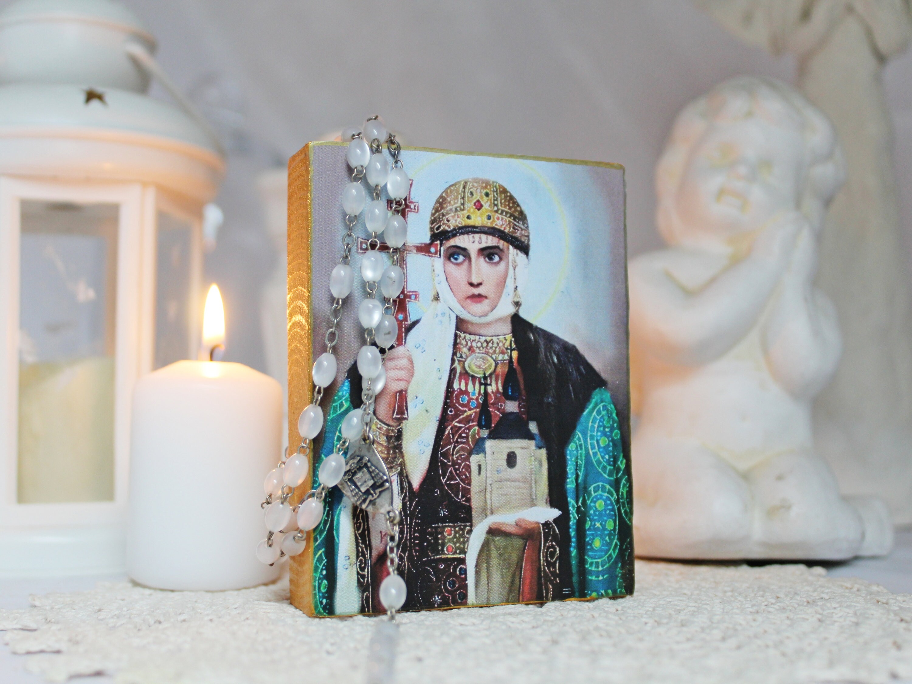 Saint Olga Icon Icon of St Olga Religious Personalized Gift - Etsy