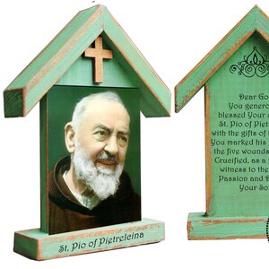 Padre Pio Statue, Padre Pio Icon, St Padre Pio, Catholic Prayer Prints ...
