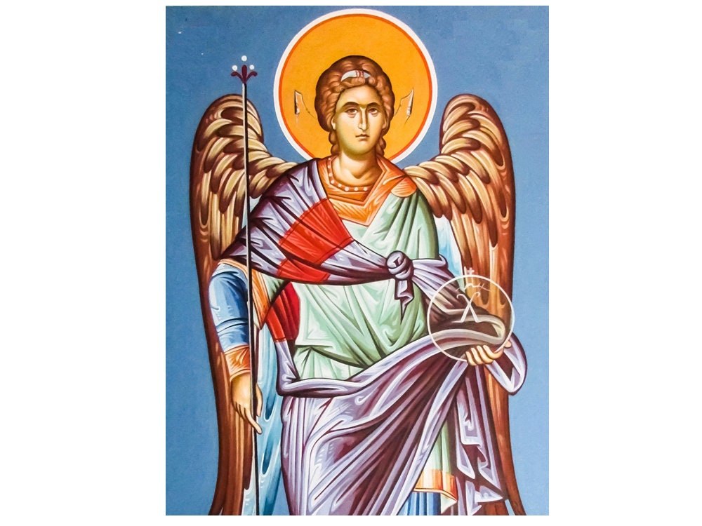 Angel Gabriel Archangel Gabriel Saint Archangel Gabriel - Etsy