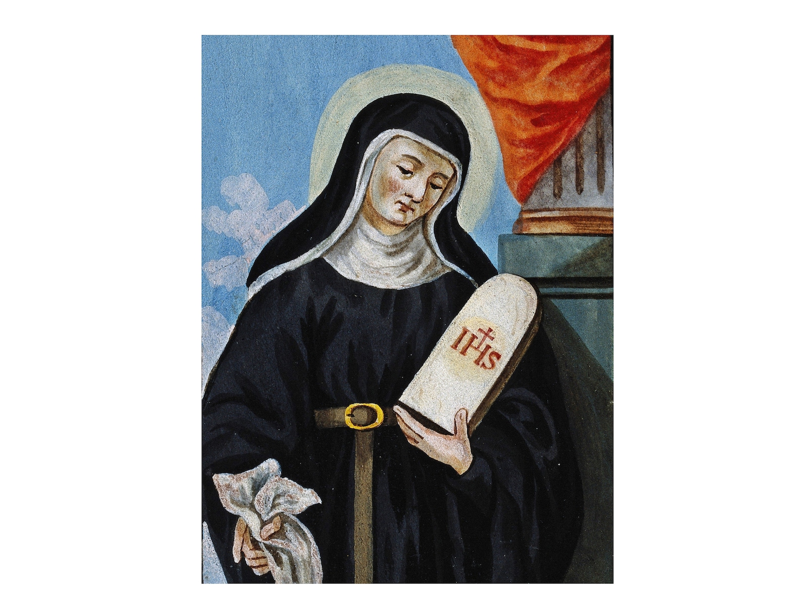 Saint Monica Print, St Monica Icon, Holy Shrine, Catholic Gift ...
