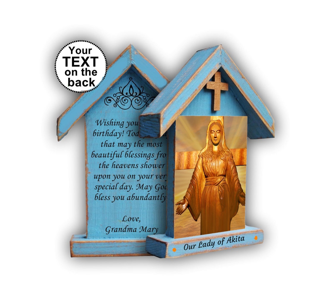 Our Lady of Akita, Lady of Akita, Akita, Mini Shrine, Home Altar ...