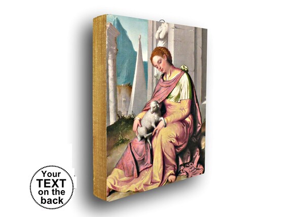 Saint Agnes Icon St Agnes Altar Agnes Printable Saint Agnes - Etsy