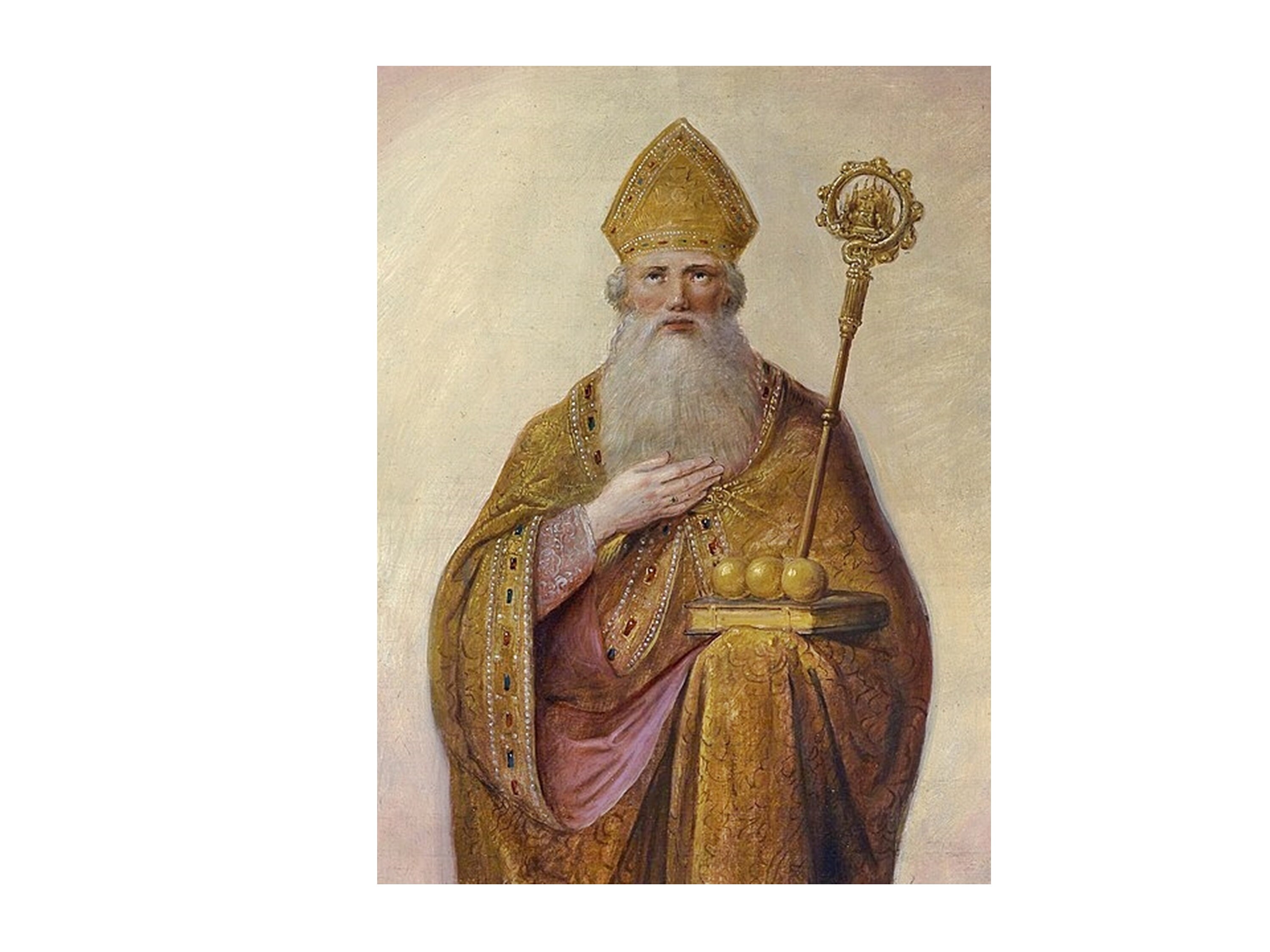 Saint Nicholas Icon Catholic Gift St Nicholas Personalized | Etsy