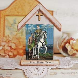 Saint Martin of Tours, Christian Wall Art, St Martin, Personalized ...