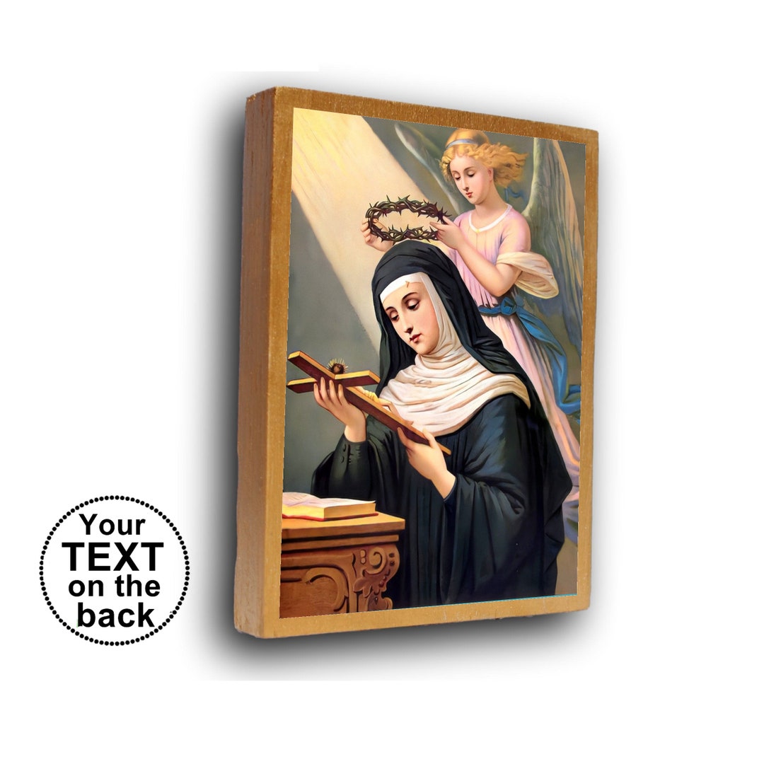 Saint Rita Statue, St Rita Icon, Religious Gift, Saint Rita of Cascia ...