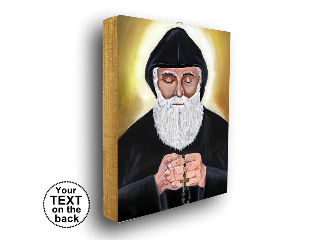 St Charbel Makhlouf St Charbel Icon Spiritual Gift Sharbel - Etsy