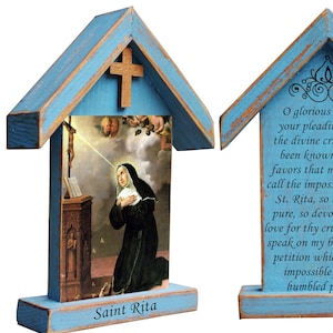 Saint Rita, Patron Saint, St Rita, Personalized Religion Gift, Gift for ...