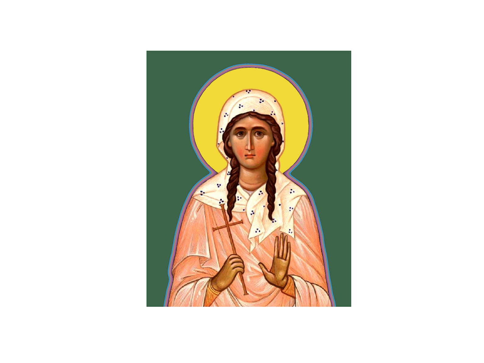 Saint Juliana Home Blessing St Juliana Catholic Icon Altar | Etsy