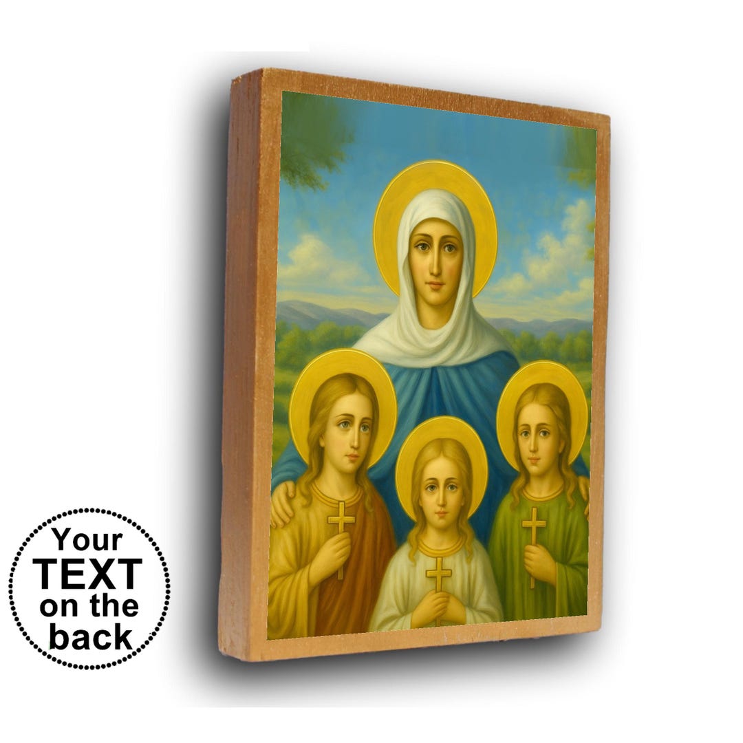 St Sophia, Saint Sophia of Rome With the Three Daughters, Sofia of Rome ...