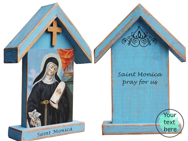 Saint Monica print St Monica icon holy shrine catholic | Etsy