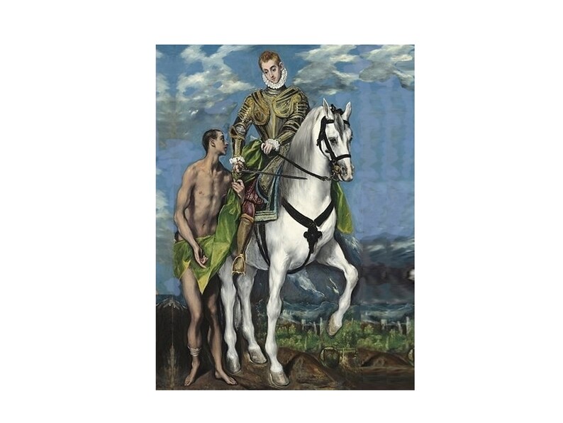 Saint Martin of Tours christian wall art st Martin | Etsy