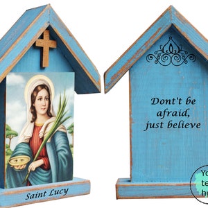 Saint Lucy Icon St Lucy Art Catholic Prints Religious Gift - Etsy