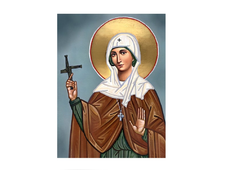Brigid of Ireland Icon, Personal Altar, St Brigid, Patroness of Ireland ...