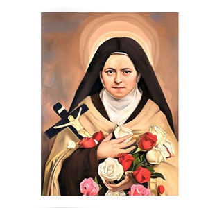 Saint Therese of Lisieux Icon, Saint Teresa, the Little Flower ...