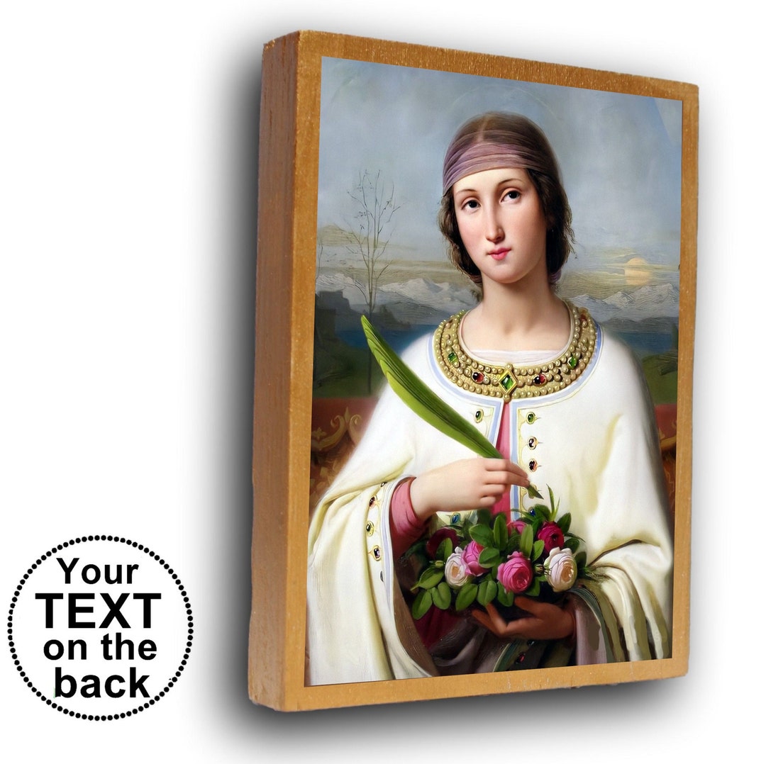 St Dorothy Icon, Saint Dorothy of Cesarea, Catholic Saint, St Dorothea ...