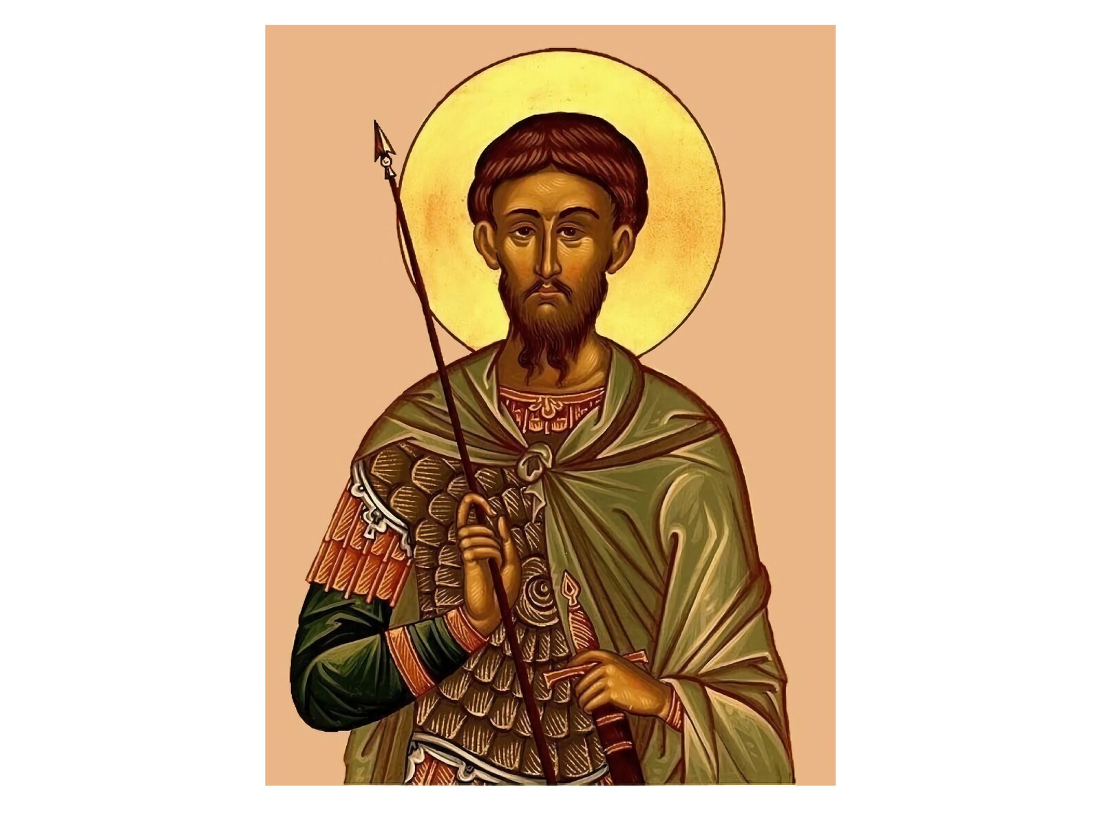 Saint Theodore Icon, St. Theodore Altar, Christian Icon, Baptisim Gift ...