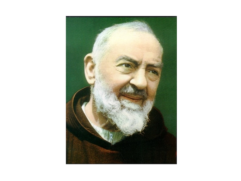 Icon of St Padre Pio Saint Pio Printable Pio Altar - Etsy