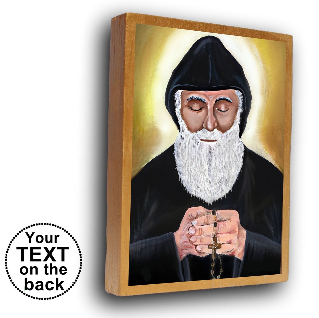 St Charbel Makhlouf, St Charbel Icon, Spiritual Gift, Sharbel Maklouf ...
