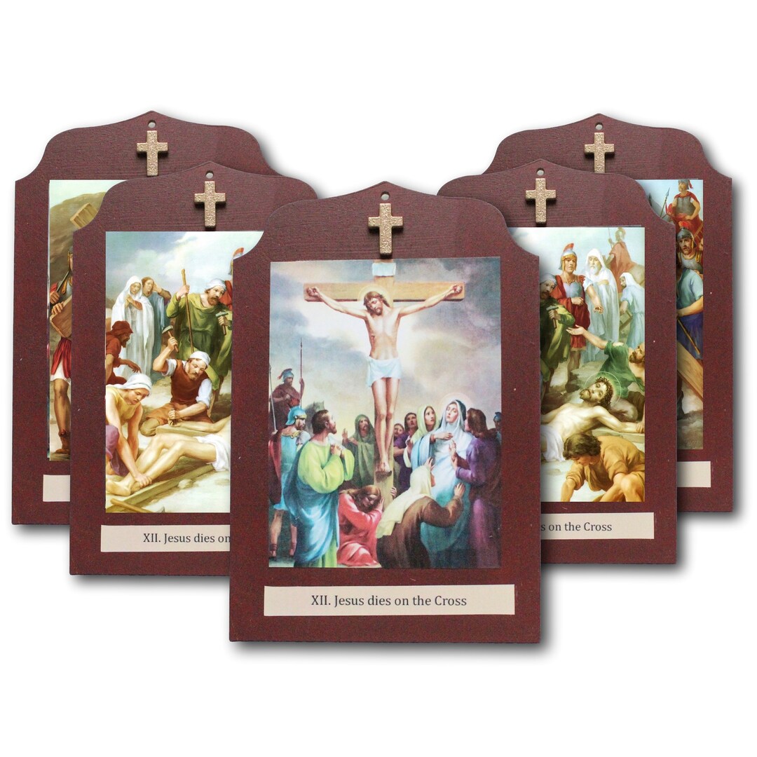 Stations of the Cross, Lent Decorations, Stations of the Cross Banner ...