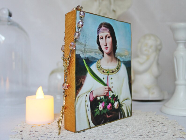 St Dorothy Icon Saint Dorothy of Cesarea Catholic Saint St - Etsy