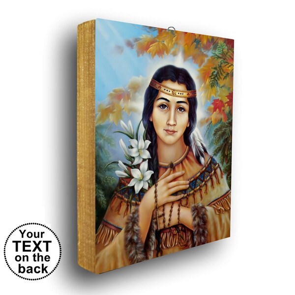 Icon of Saint Kateri - Etsy