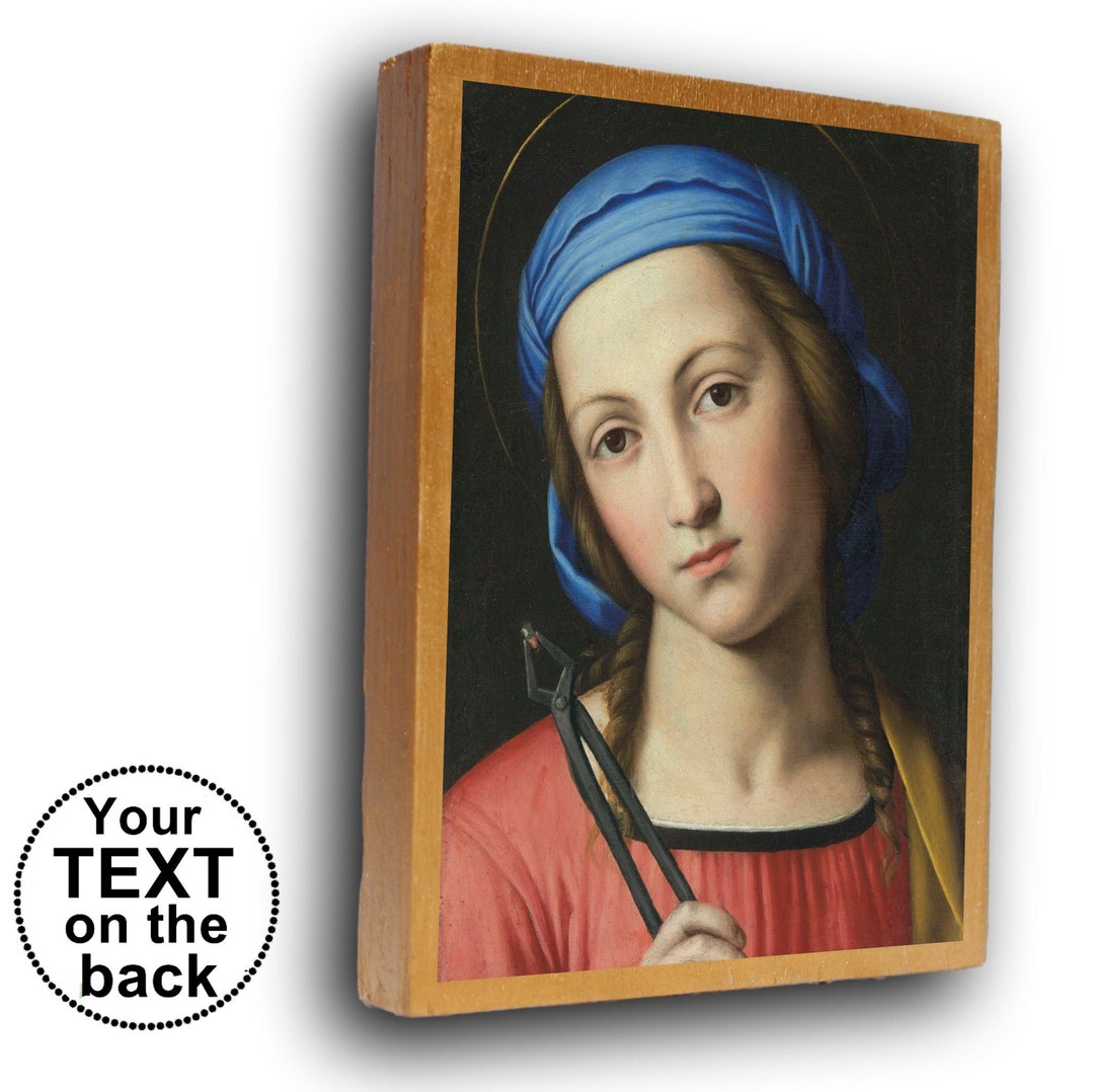 Saint Apollonia Art, St Apollonia Icon, Invoke Tooth Problem, Patron of ...