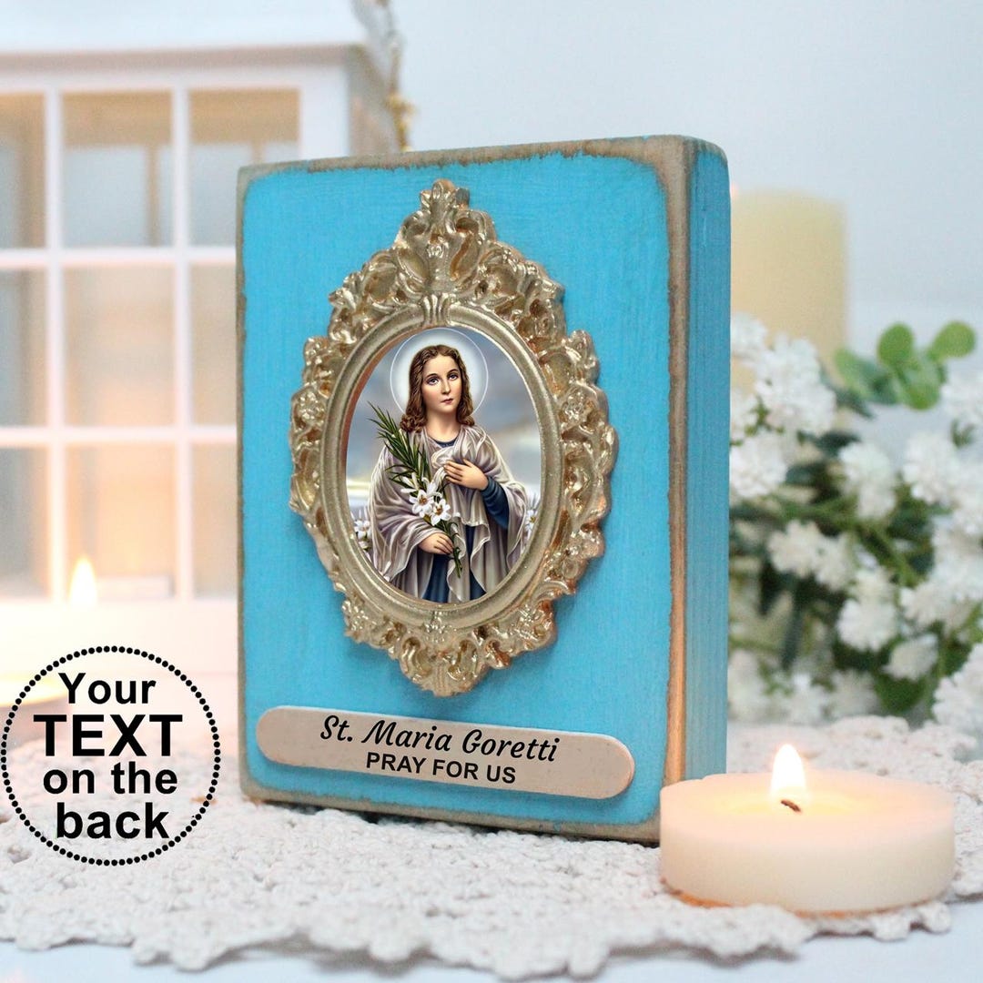 St Dymphna Icon, Patron of Mental Health, Saint Dymphna Print, Icon of ...