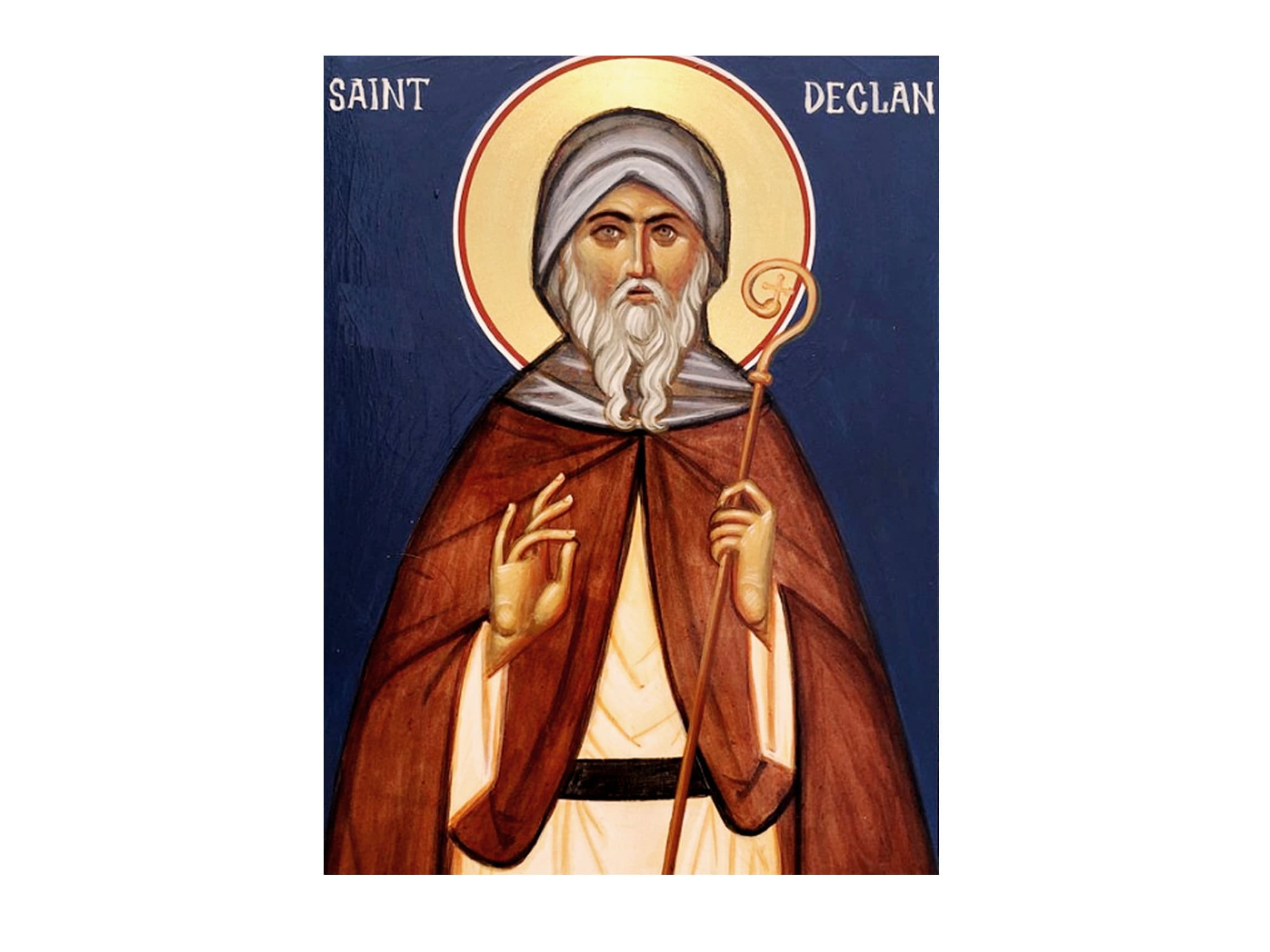 Saint Declan of Ardmore Patron Saint Gift St Declan Saint - Etsy