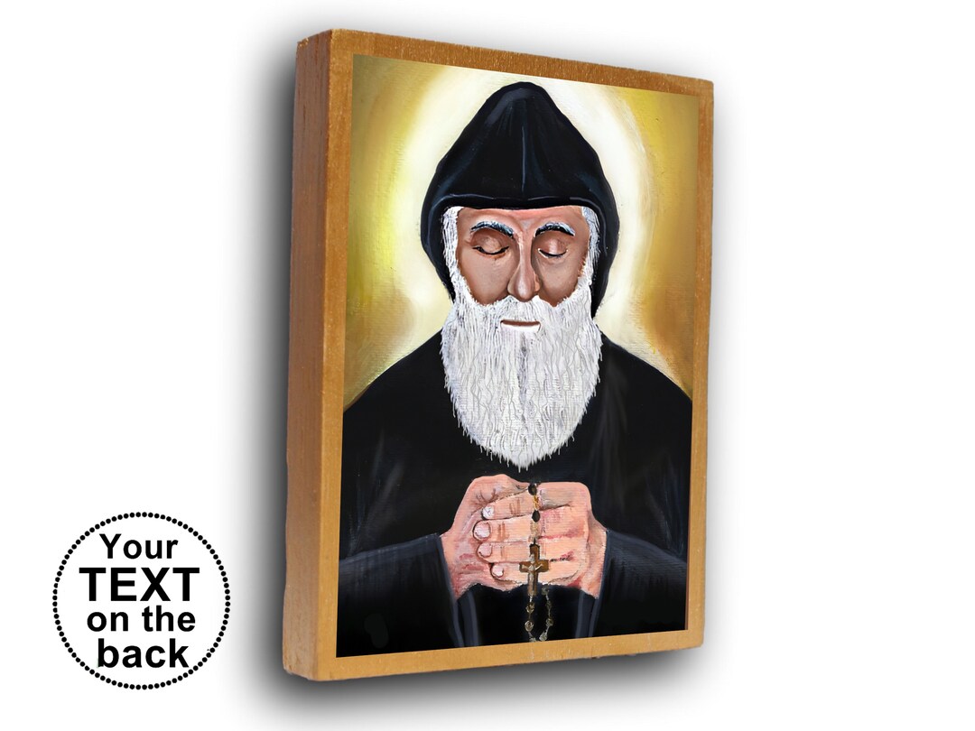 St Charbel Makhlouf St Charbel Icon Spiritual Gift Sharbel - Etsy