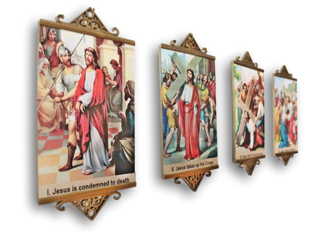 Stations of the Cross Set, 14 Stations of the Cross, Stations of the ...
